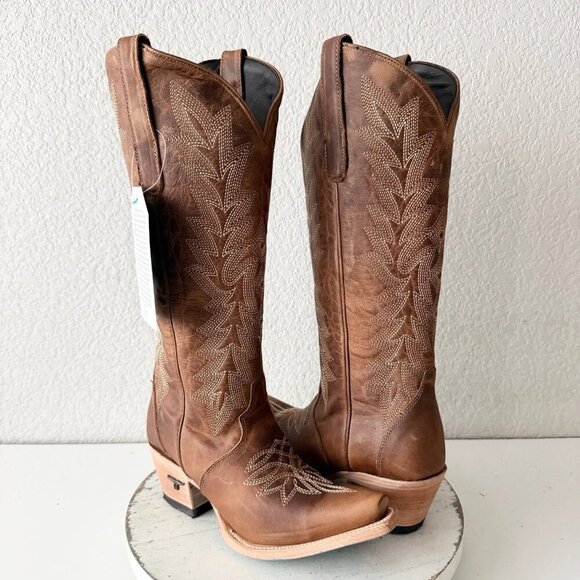 Lane boots | Shoes | Lane Gallatin Womens Cowboy Boots 65 Brown Cowgirl ...